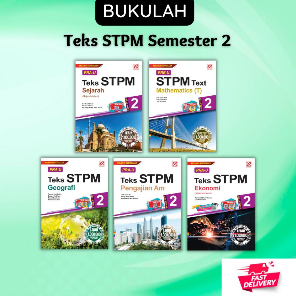 [Bukulah] Buku Teks / Text Book : STPM Pre-U / Pra-U Semester 2/ Term 2/ Penggal 2 | Shopee Malaysia