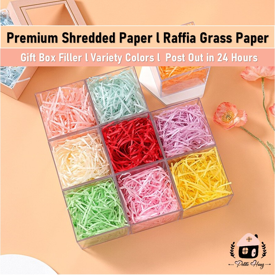 [Petite Houz] 10g Premium Shredded Paper Cebisan Kertas Shred Colourful ...