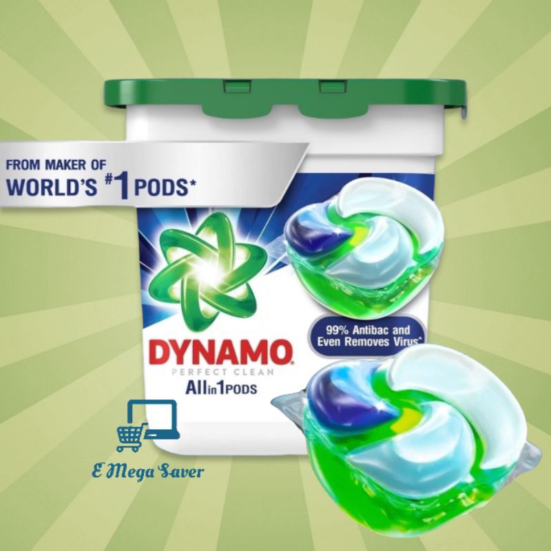 Dynamo Perfect Clean All-in-1 Laundry Pods (12washes) | Shopee Malaysia