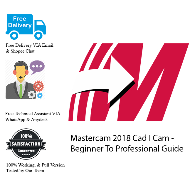Mastercam 2018 Cad I Cam - Beginner To Professional Guide | Shopee Malaysia