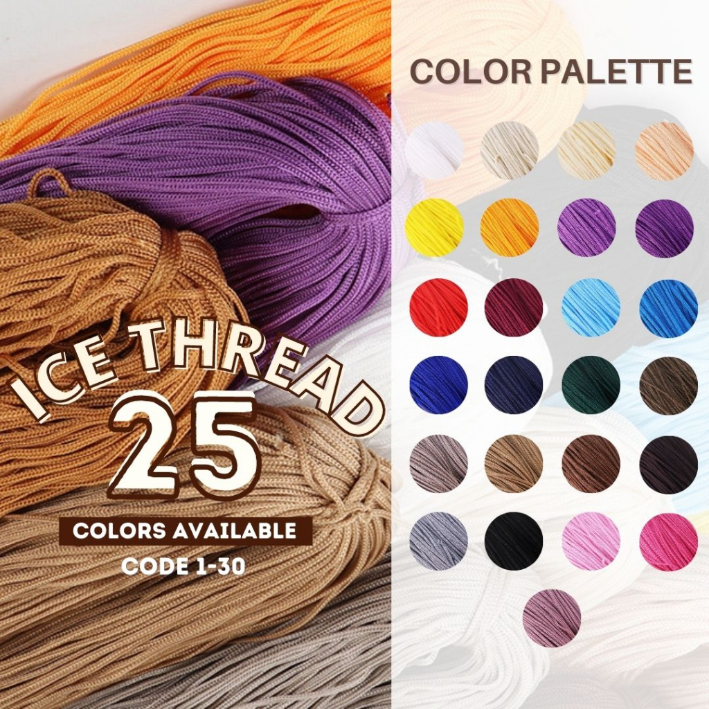 Ready Stock 200g Benang Kait PP 3mm Nylon Ice Thread Benang Kait Beg PP ...