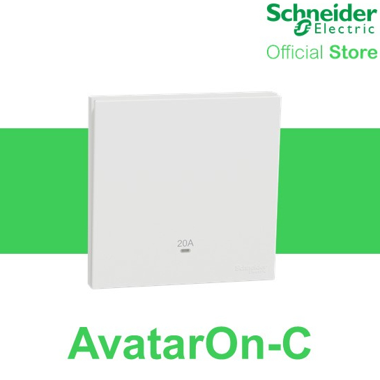 Schneider Electric AvatarOn C 20A Double Pole switch 250V 1 Gang with ...
