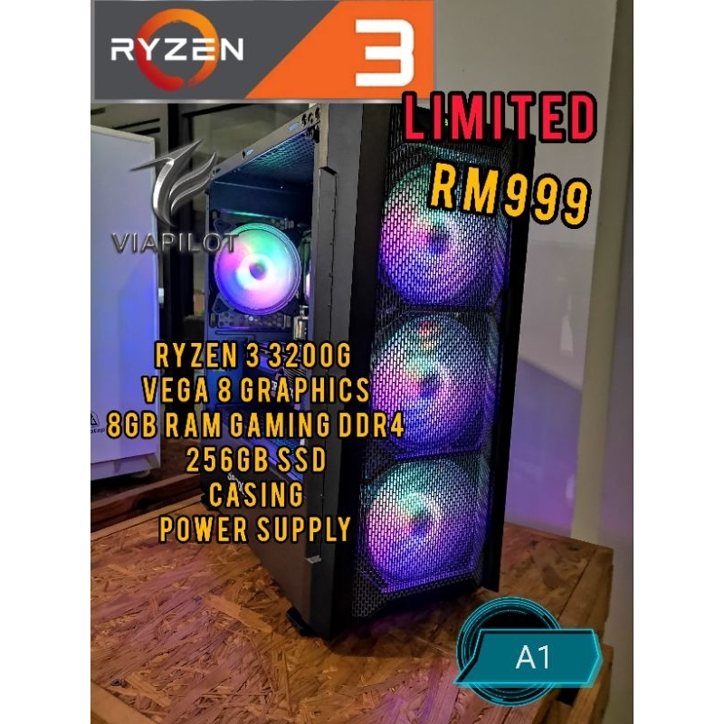 FULL SET BUDGET GAMING PC / DESKTOP / PC / READY STOCK | Shopee Malaysia