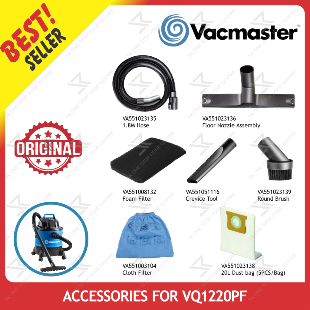 VACMASTER Accessories for VQ1220PF Wet & Dry Vacuum Cleaner | Shopee ...