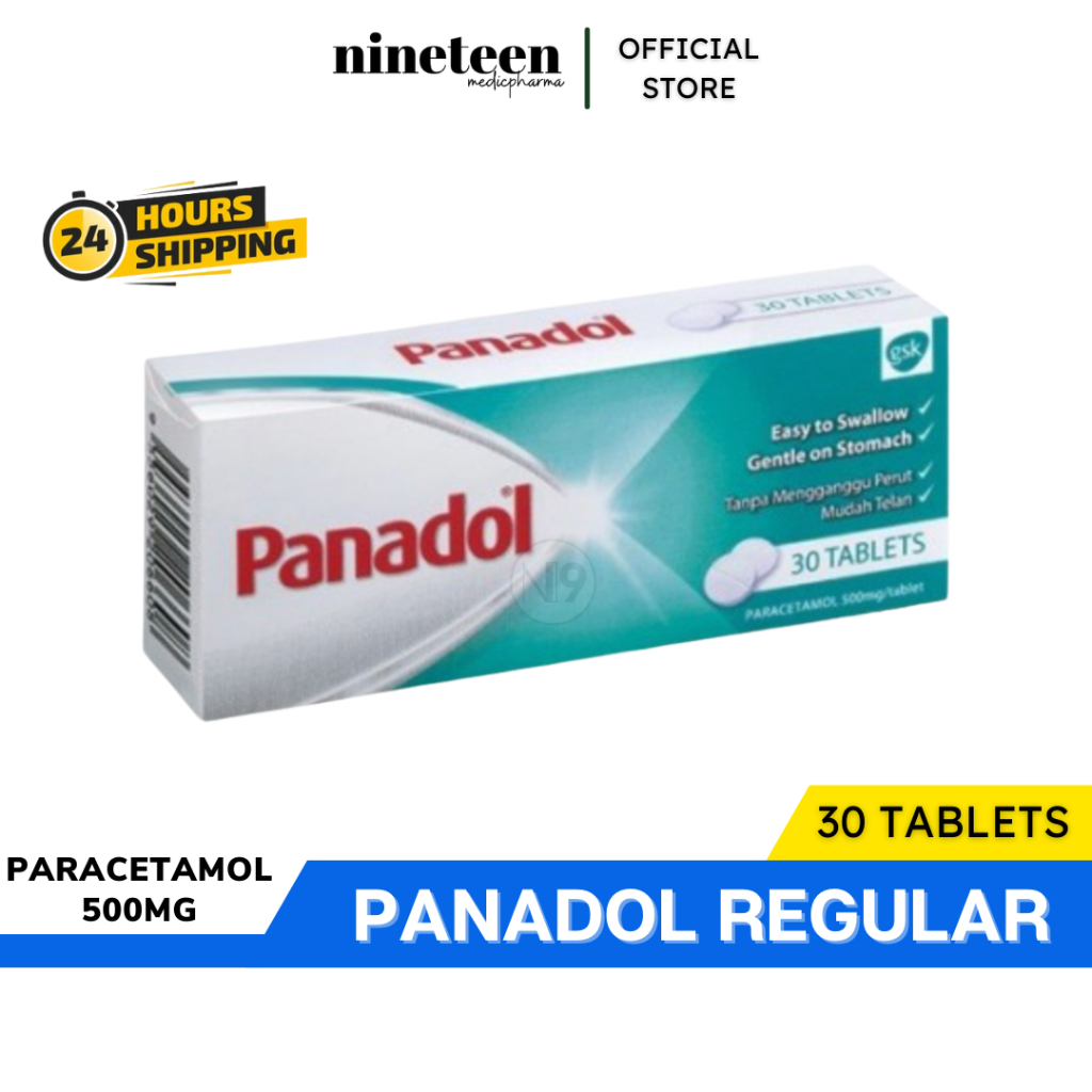 PANADOL Regular Paracetamol 500mg Tablets 30's/Box | Shopee Malaysia