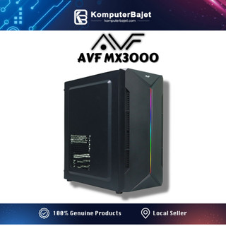 AVF GAMING ATX MATX CASING ARGB LED FAN PC CASING CHEAP BUDGET DESKTOP ...