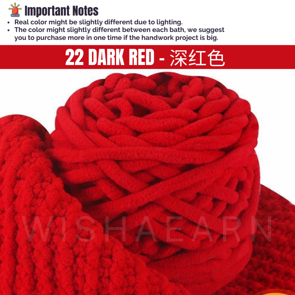 Ready Stock Microfiber Polyester Soft Yarn/ Super Thick Chunky Yarn 90 ...
