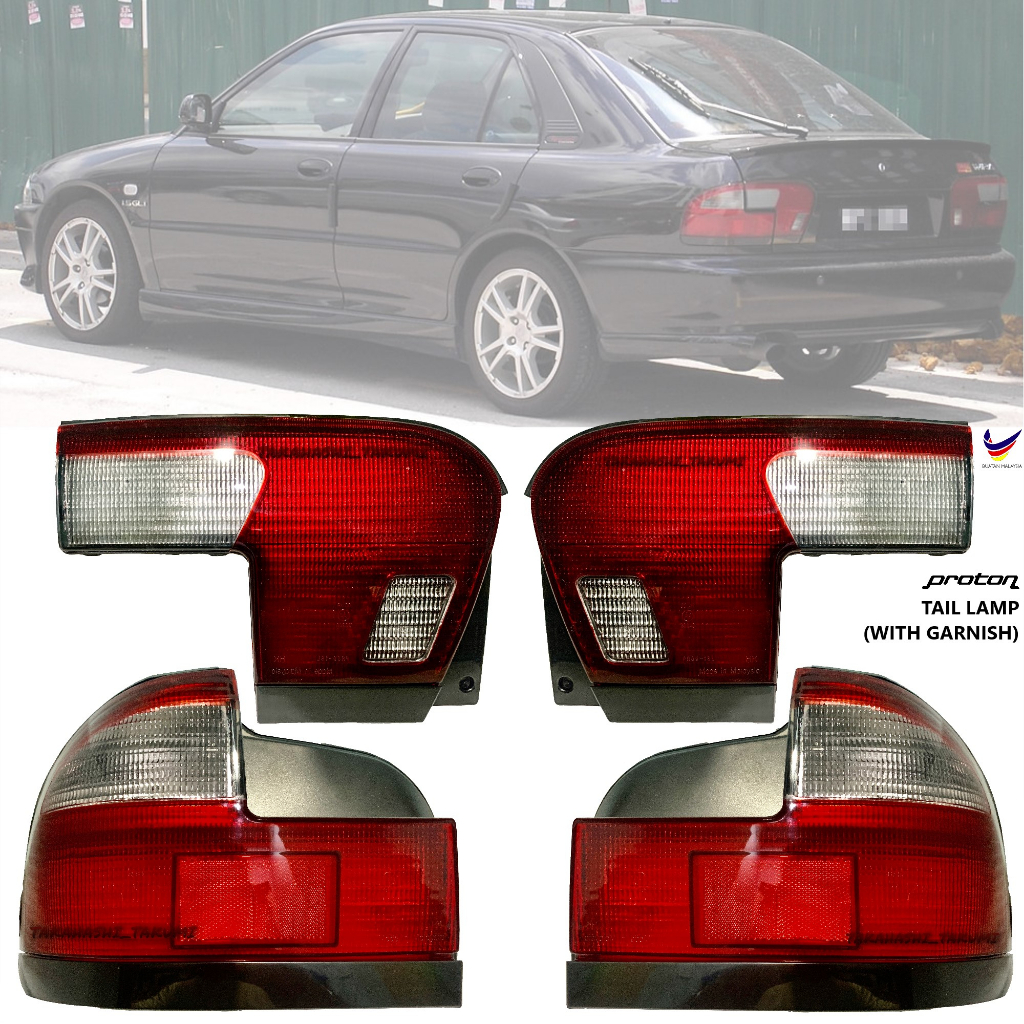 Proton Wira (1995) Rear Tail Lamp Signal Reverse Lights Lampu Belakang ...
