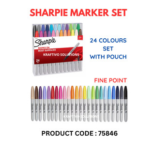 [ SHARPIE MARKER SET ] ASSORTED SHARPIE PERMANENT MARKER SET/100% ...