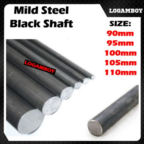 ROUND BAR ROD MILD STEEL BLACK SHAFT BESI BULAT MS ROD HOT ROLLED HOT ...