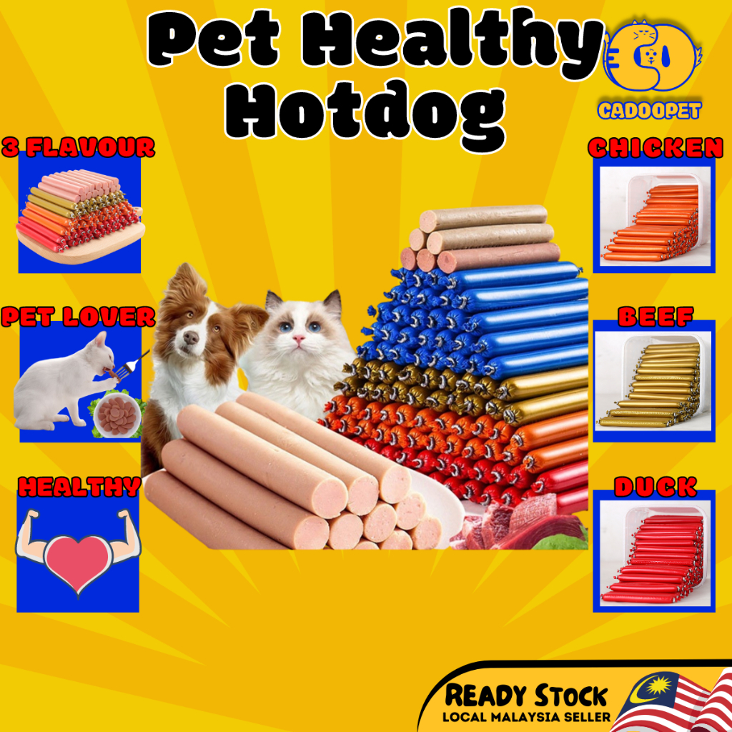 Dog Treats Dog Snack Pet Sausage Dog Hotdog Snek Sosej Kucing Makanan ...