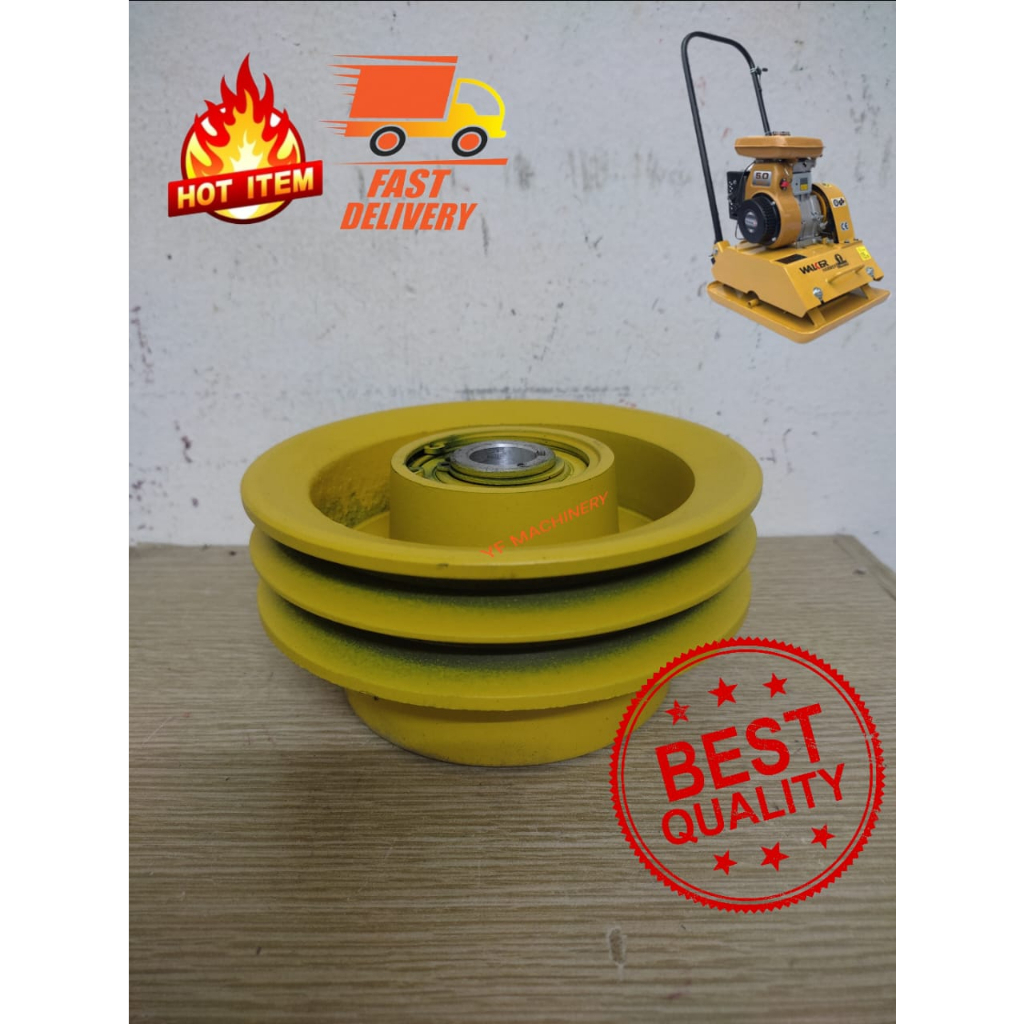 READY STOCK PLATE COMPACTOR CLUTCH PULLEY 19MM & 20MM (HIGHT QUALITY ...