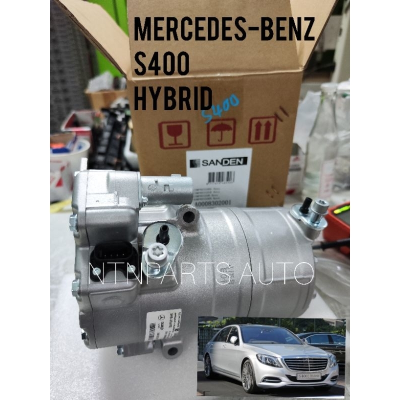 🔥Mercedes W222 S400 Hybrid Electric Aircond Compressor A000 830 2001 ...