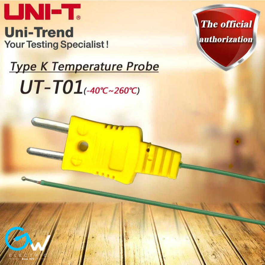UNI-T UT-T01 Universal Temperature Test K Type Thermocouple Sensor ...