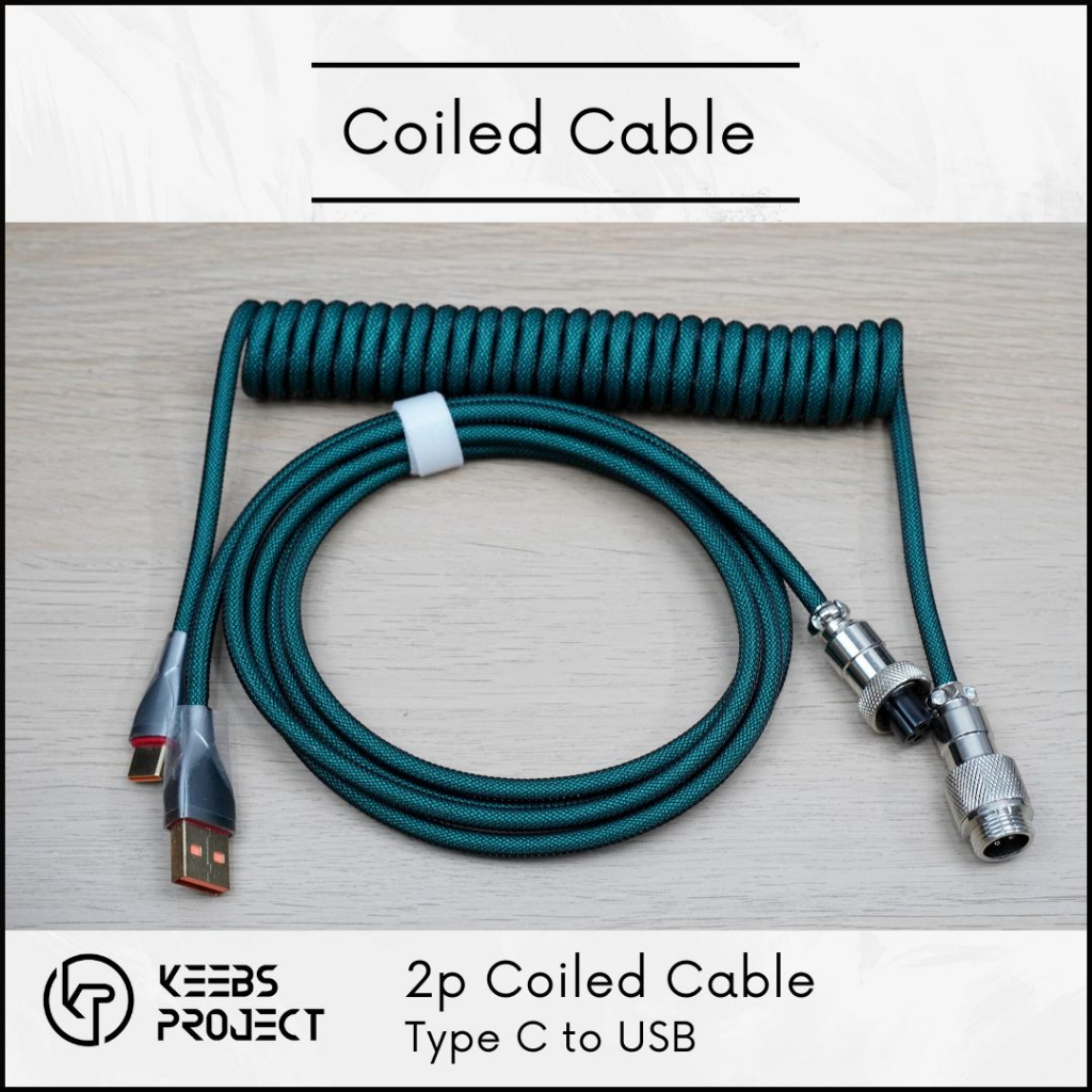 [𝗥𝗘𝗔𝗗𝗬 𝗦𝗧𝗢𝗖𝗞] Custom Coiled Cables for Mechanical Keyboards | Eva ...