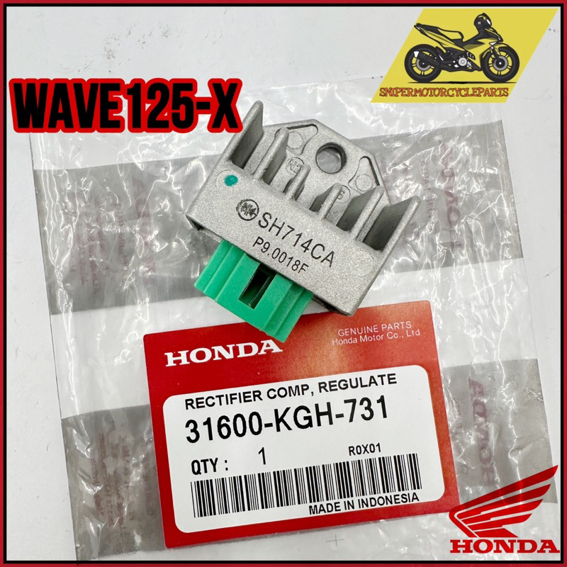 HONDA WAVE125 X WAVE125 X RECTIFIER REGULATOR RECTIFIER KATAU HONDA ...