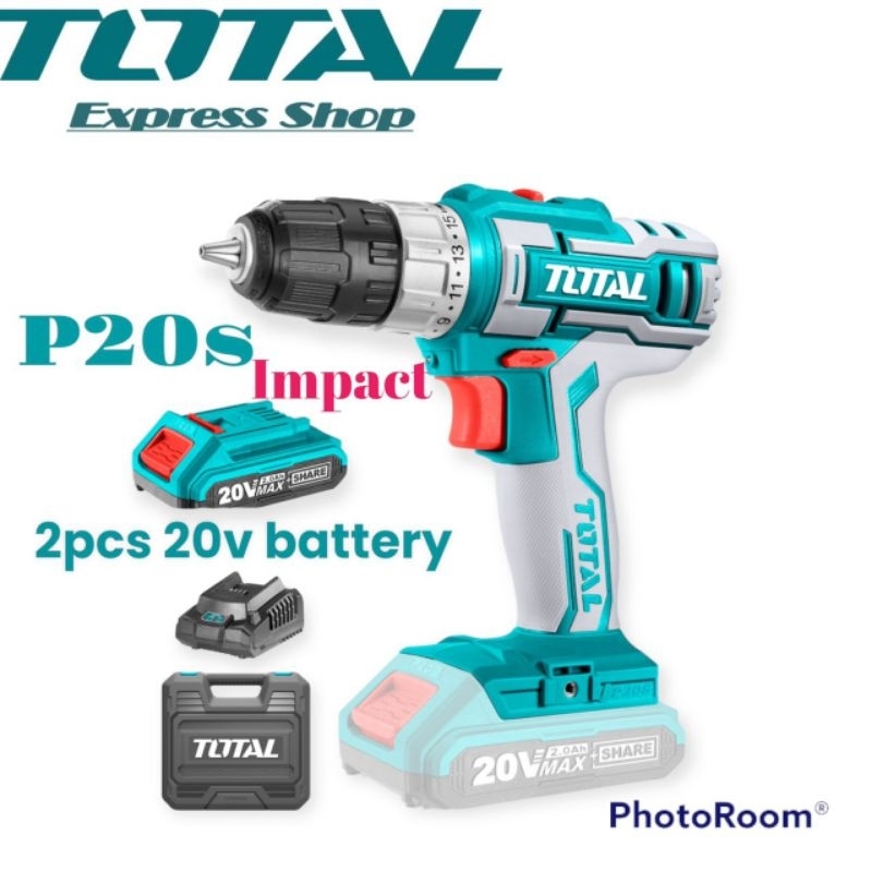 TOTAL 20V Li-ion Impact Drill - TIDLI20145 | Shopee Malaysia