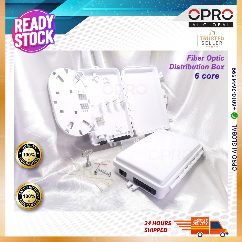 [Combo] 6 Port TM-Passed FTTH FTB Wall Mount Unifi / Fiber Termination ...