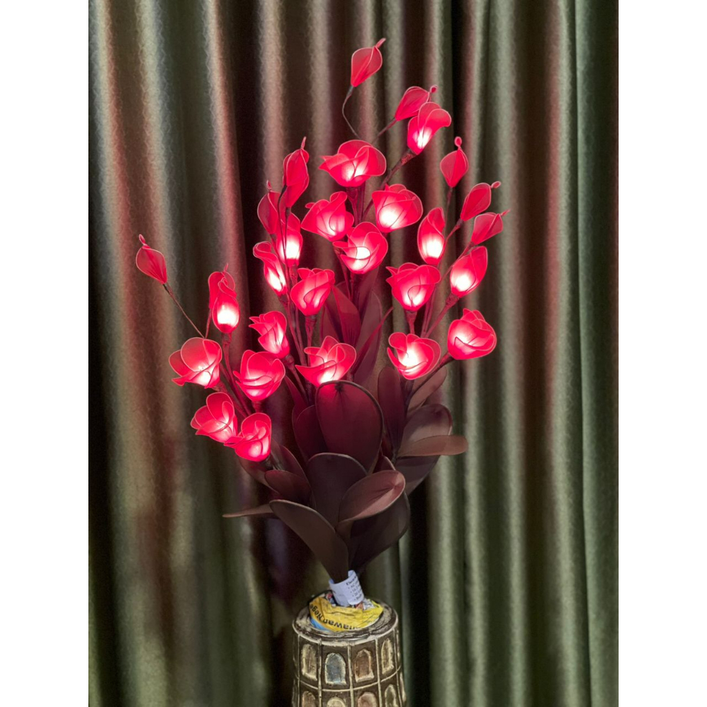 Flower Deco with light / Bunga Hiasan dgn Lampu (Leela Flower) | Shopee ...