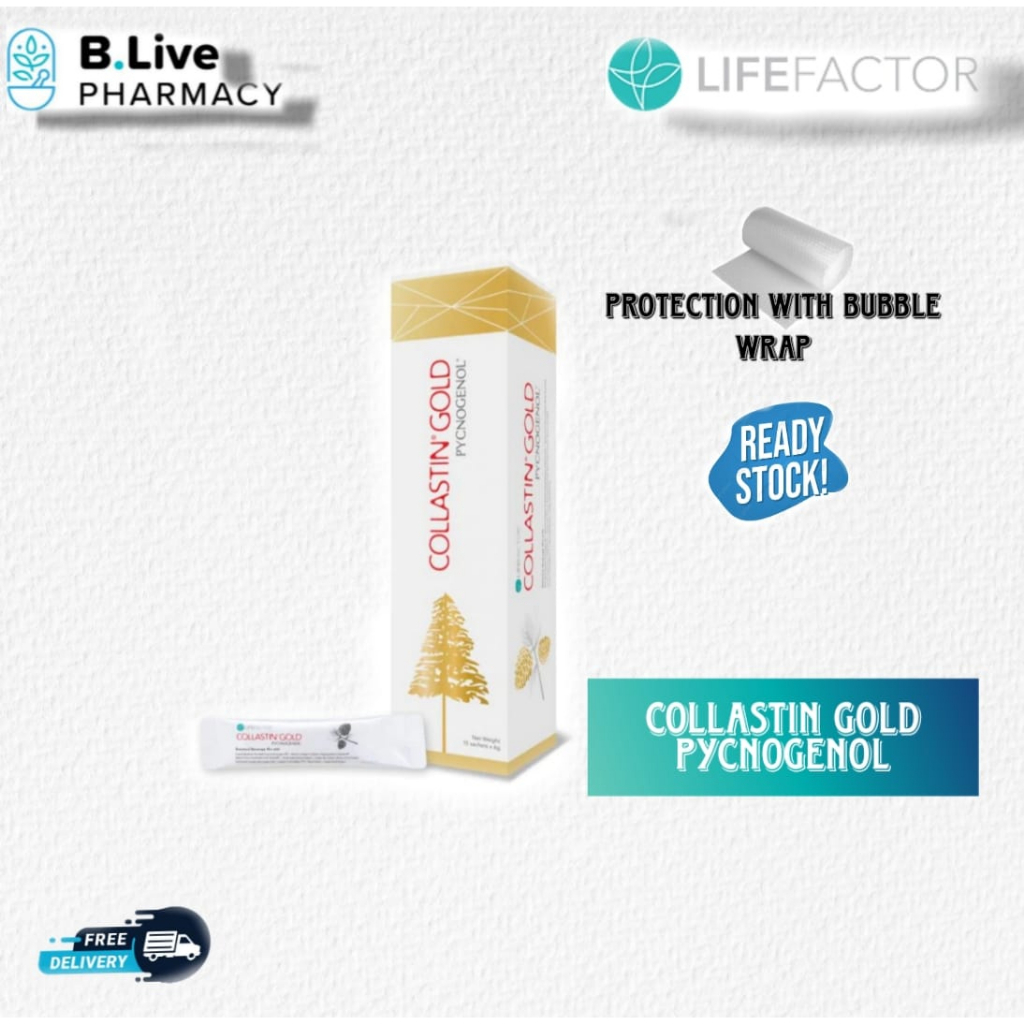 LIFEFACTOR Collastin Gold Pycnogenol 15 sachets | Shopee Malaysia