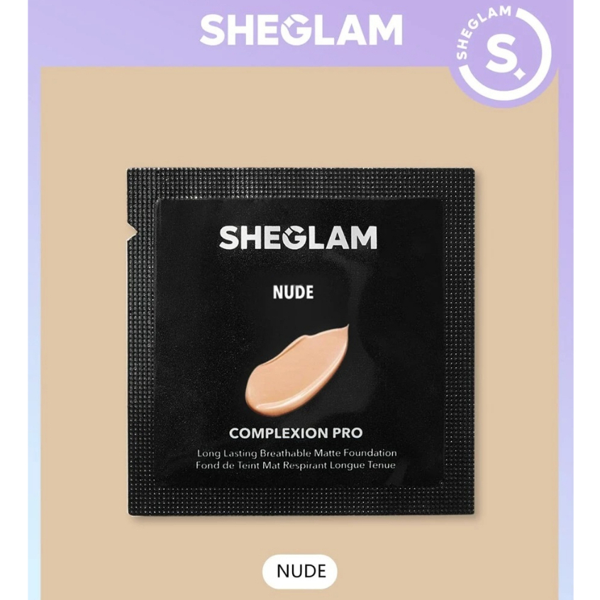 SHEGLAM Complexion Pro Long Lasting Breathable Matte Foundation Sample ...