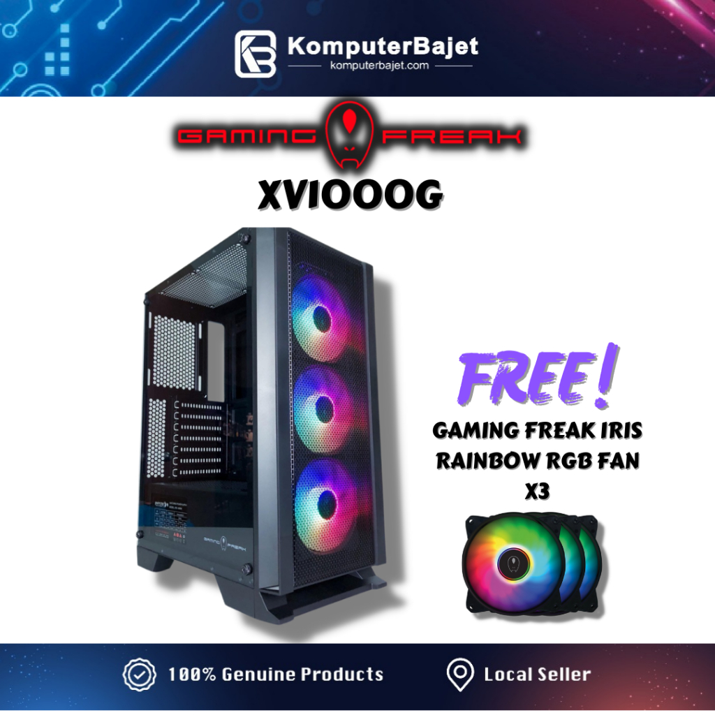 GAMING FREAK GAMING ATX MATX CASING ARGB PC CASING XXG TFLUX 5G TFLUX ...