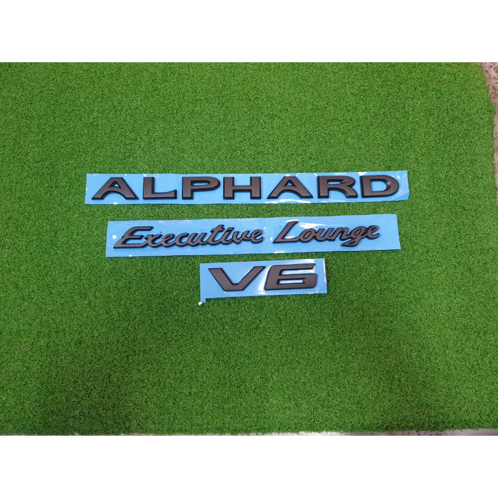 Alphard vellfire executive lounge v6 agh30 agh 40 gold black chrome ...