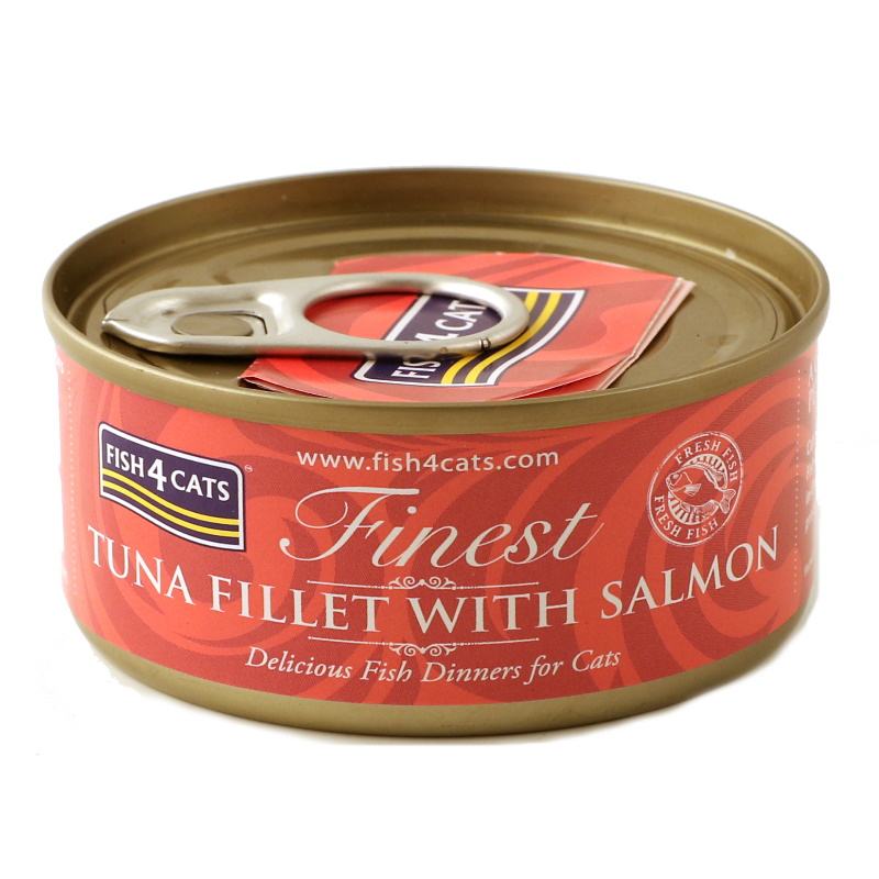 Fish 4 Cats Finest Tuna Fillet With Salmon (70g) | Shopee Malaysia