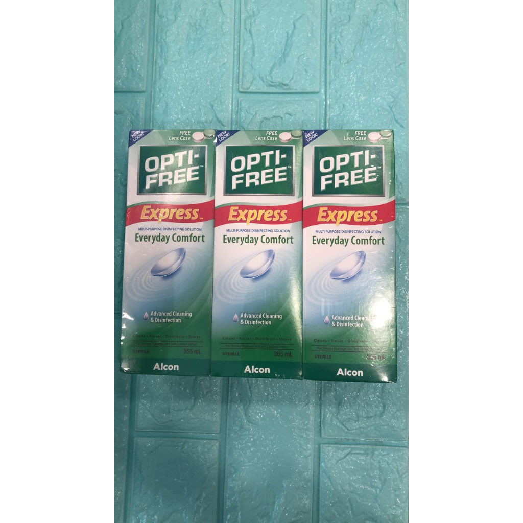 Alcon Opti-Free Express Everyday Comfort Solution (355ml x 3) | Shopee ...