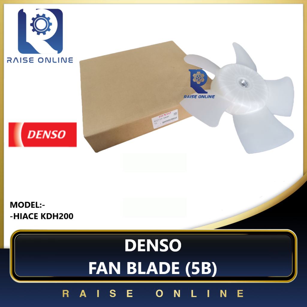 100 % GENUINE DENSO FAN BLADE 022770-5640 5 BLADE 5 KIPAS HIADE KDH200 ...