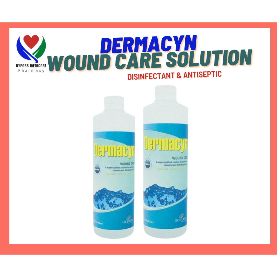 DERMACYN WOUND CARE SOLUTION 500ML ( CUCI LUKA DIABETIK/ KENCING MANIS ...