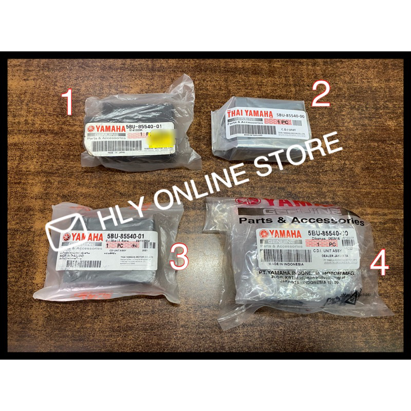 CDI Unit YAMAHA 125Z 125ZR 125 Y125Z Y125ZR RXZ Catalyzer Original JAPAN / OEM Thai / OEM ...