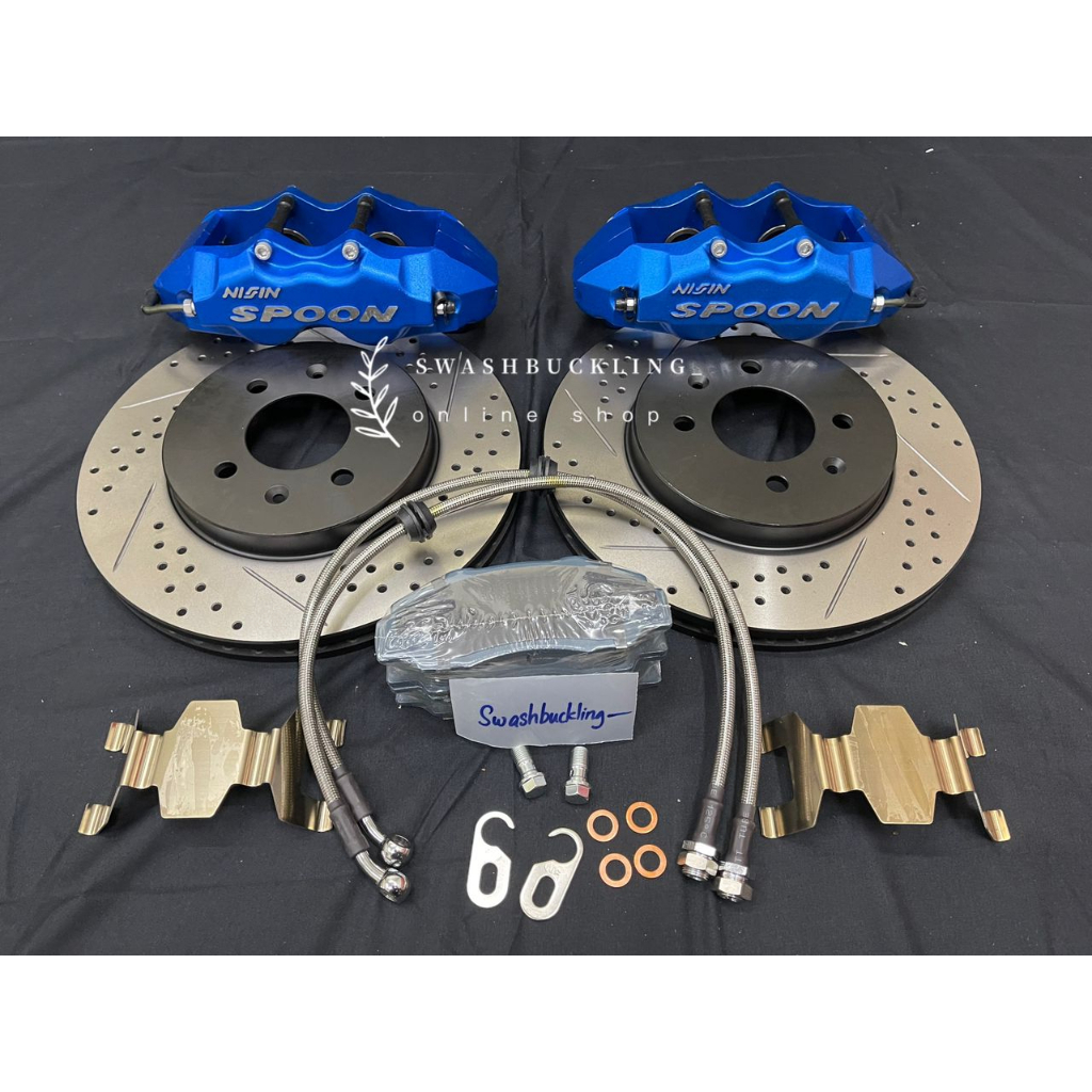 SPOON 4 POT Caliper Brake Kit for HONDA JAZZ GK CITY GN GM CIVIC EK EG B SERIES | Shopee Malaysia