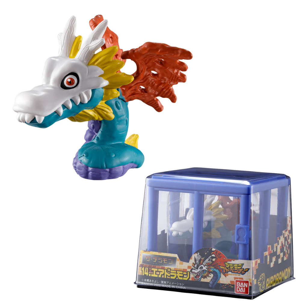 Bandai Digimon Adventure Mini Figure Cage (Dukemon, Omegamon, Greymon ...