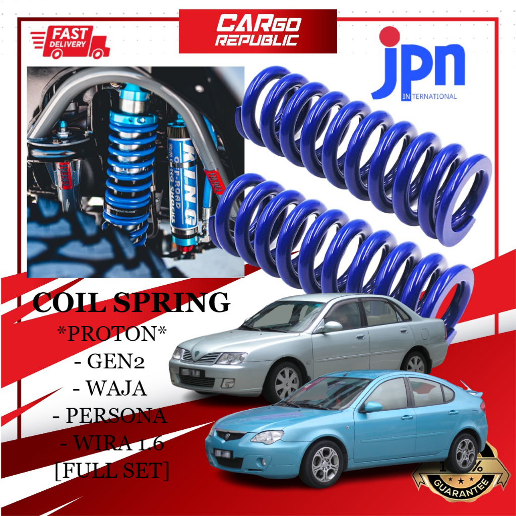 JPN Coil Spring Proton Gen2 / Waja / Persona / Wira 1.6 [Full Set ...