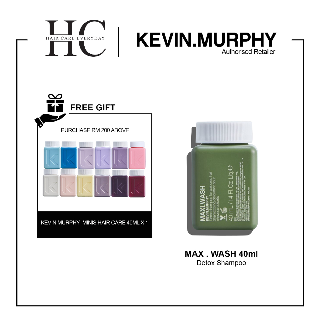 Kevin Murphy Maxi Wash Shampoo 40ml ( Detox Shampoo ) | Shopee Malaysia