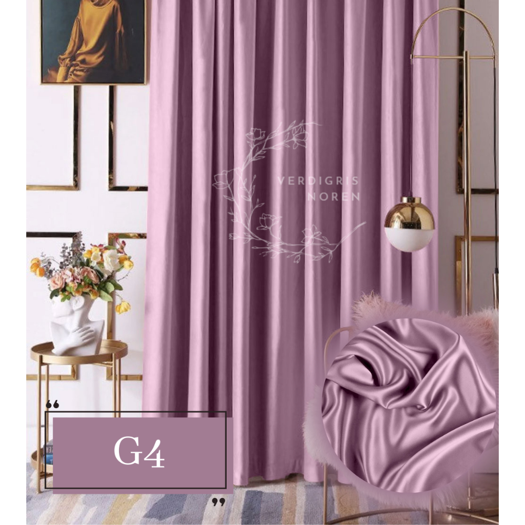 (𝓥𝓔𝓡𝓓𝓘𝓖𝓡𝓘𝓢) G4 - Langsir Blackout Pelbagai Size & Warna Hook & Ring 85% ...