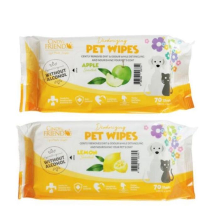 Cindy & Friends Pet Wipes 70s | Shopee Malaysia