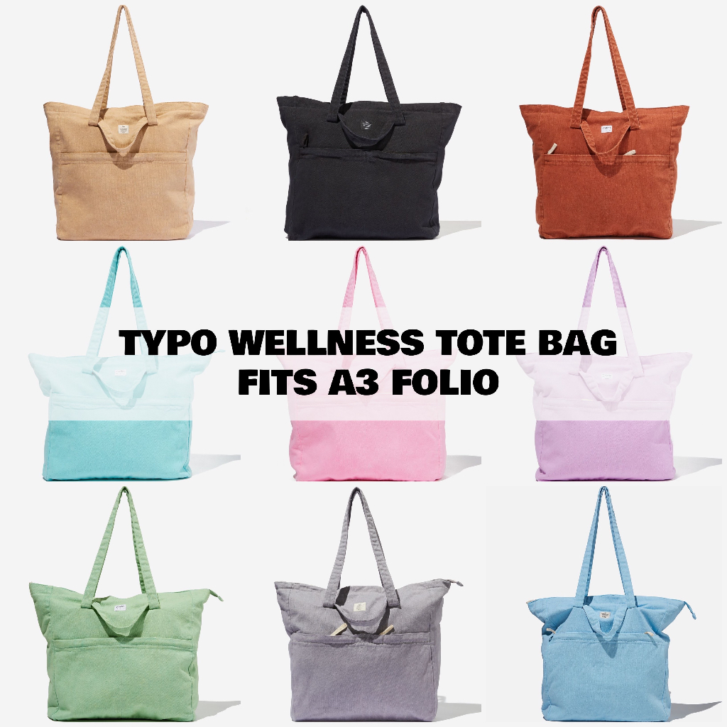 TYPO Wellness Tote Bag & more / 50cm x 45cm | Shopee Malaysia