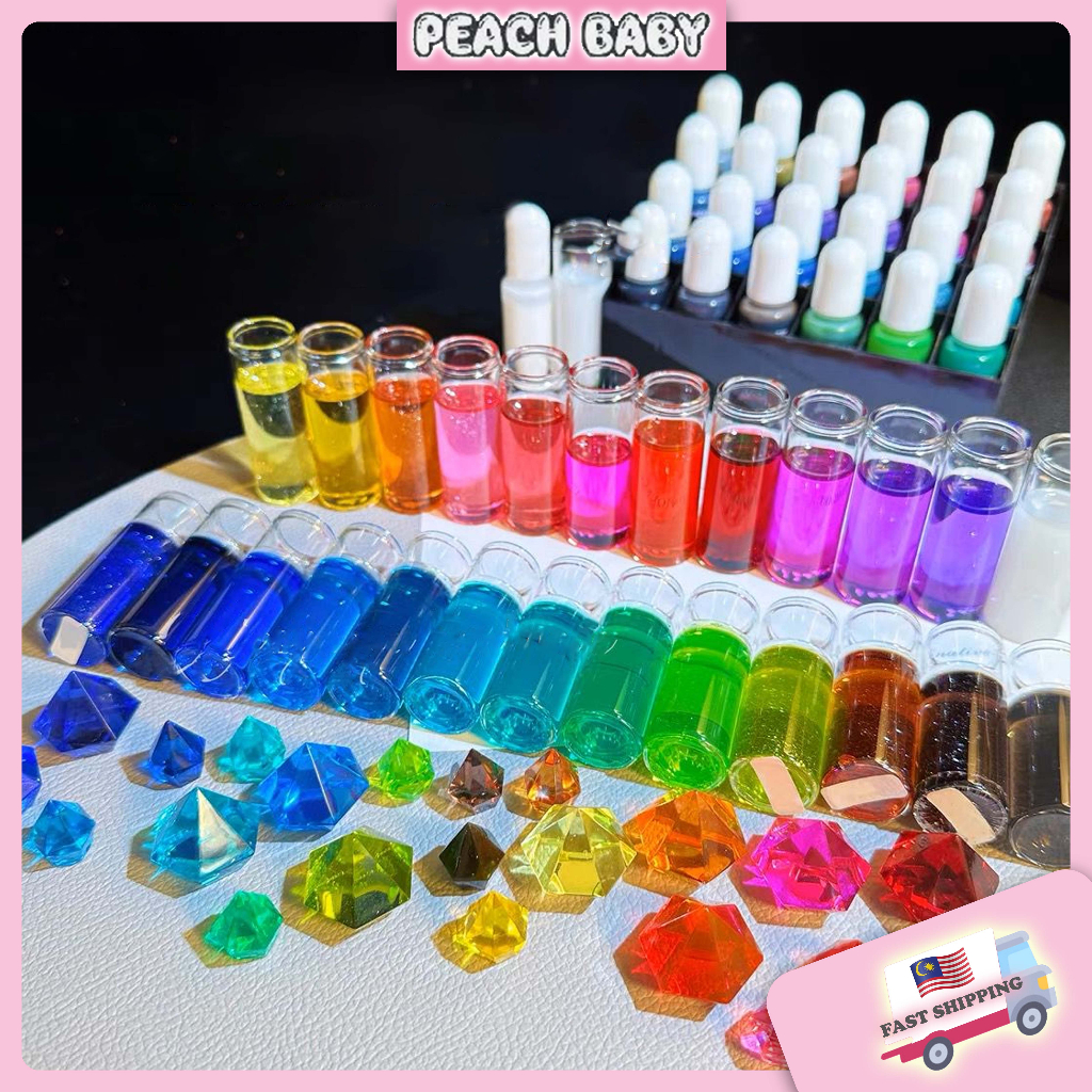 Concentrated Color Drops 10ml Epoxy UV Resin Dye Colorant Oil Pigment ...