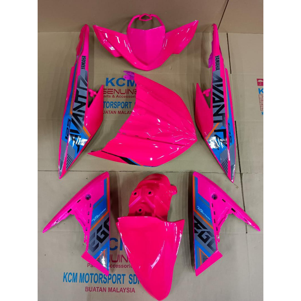 COVERSET YAMAHA EGO AVANTIZ FROZEN PINK / SIAP PASANG STICKER | Shopee ...