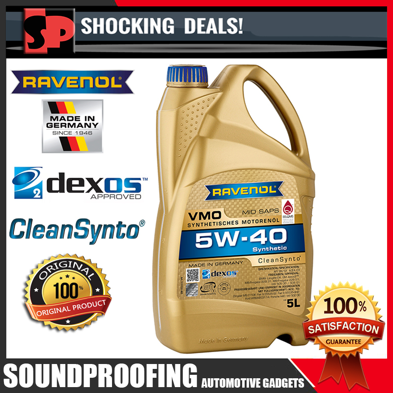 Ravenol Engine Oil VMO 5W-40 Fully Synthetic 5L Made in GERMANY ...