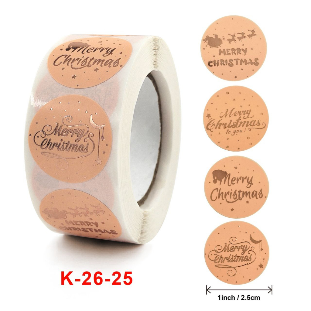 Thank You Sticker (50pcs) Stiker Terima Kasih Packaging Box Paper Beg ...