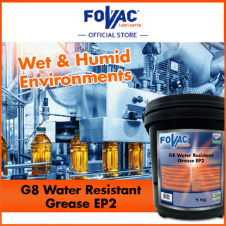FOVAC G8 Water Resistant Grease EP2/ Wet-duty Grease/ Marine Grease ...
