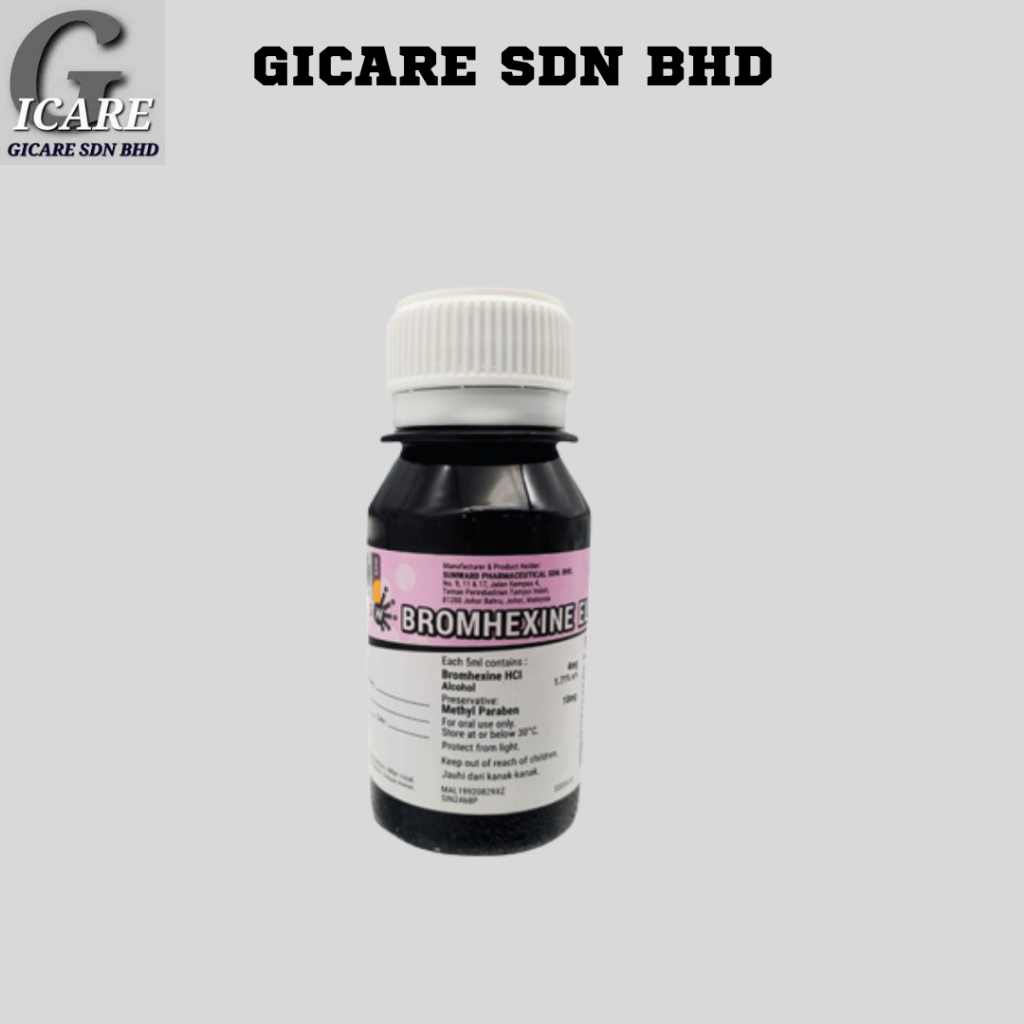 SUNWARD BROMHEXINE ELIXIR SYRUP 5ML/4MG 60ML | Shopee Malaysia