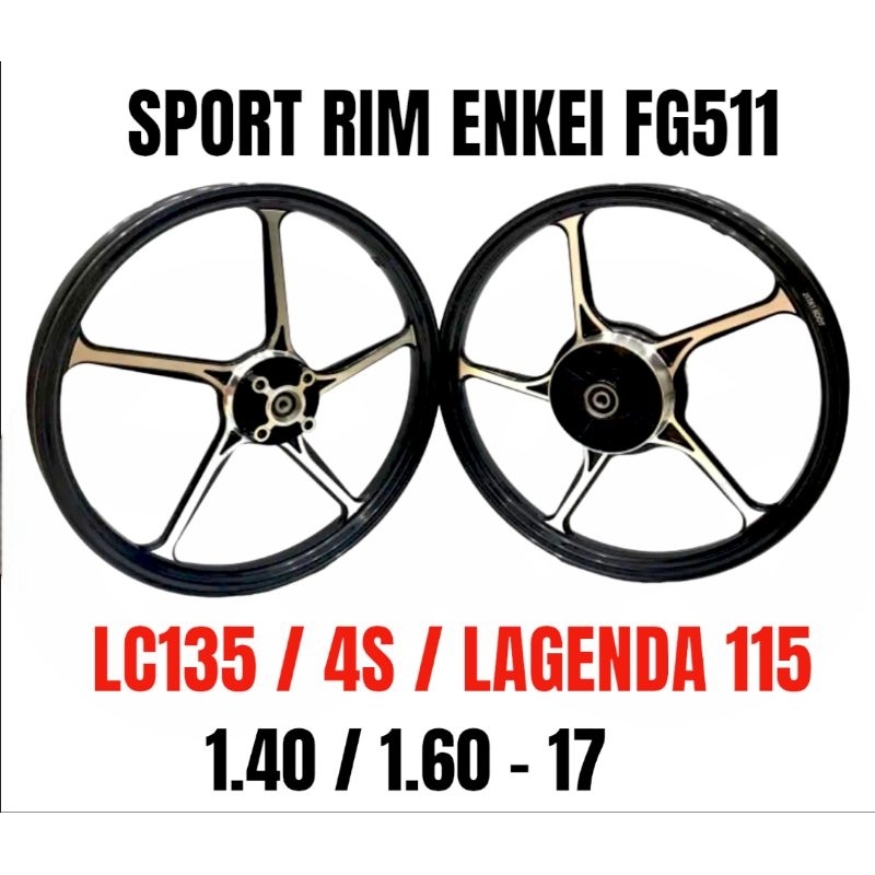 LC135 / 4S / V1 / V2 / V3 / V4 / V5 / V6 / V7 / LAGENDA 115 SPORT RIM ...