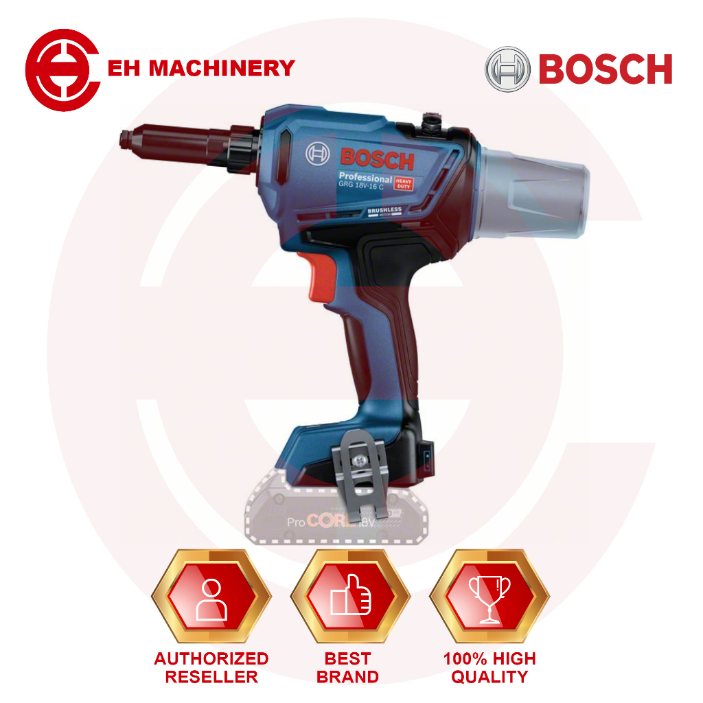 BOSCH CORDLESS RIVET GUN GRG 18V-16C *(SOLO) | Shopee Malaysia