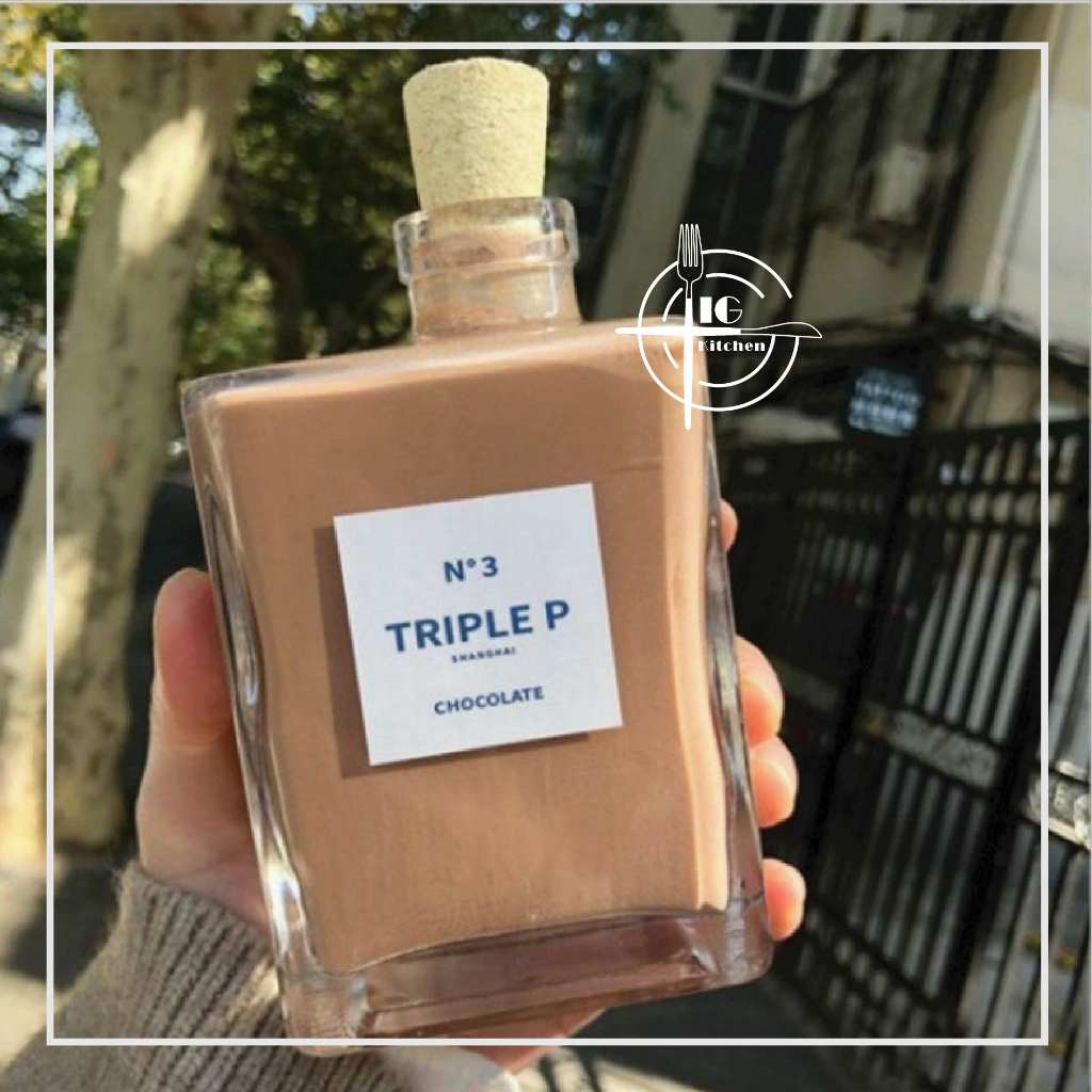 =IG= Ins Style New Cork Milk Tea Bottle Coffee Bottle Perfume Drink ...
