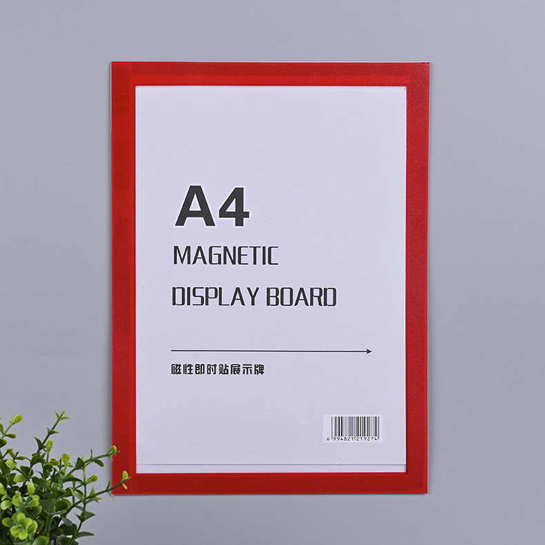 A4 Magnetic Photo Frame Self-adhesive Picture Frame Rectangle Poster ...