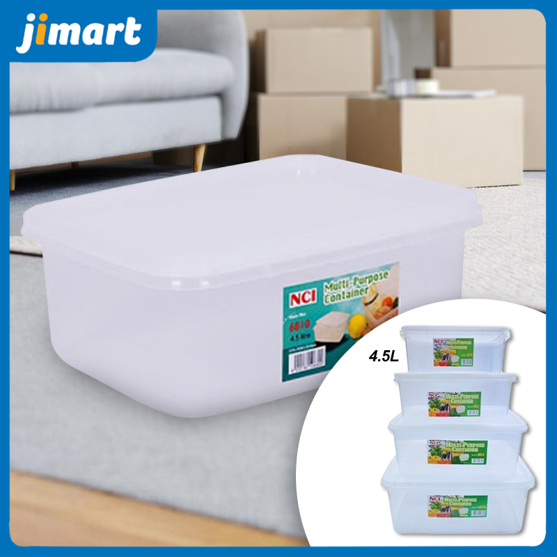 Jimart NCI 6810 Multipurpose Storage Box with Cover Food Container 4.5L ...
